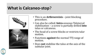 HyProCure Verse Calcaneo-Stop | PPT