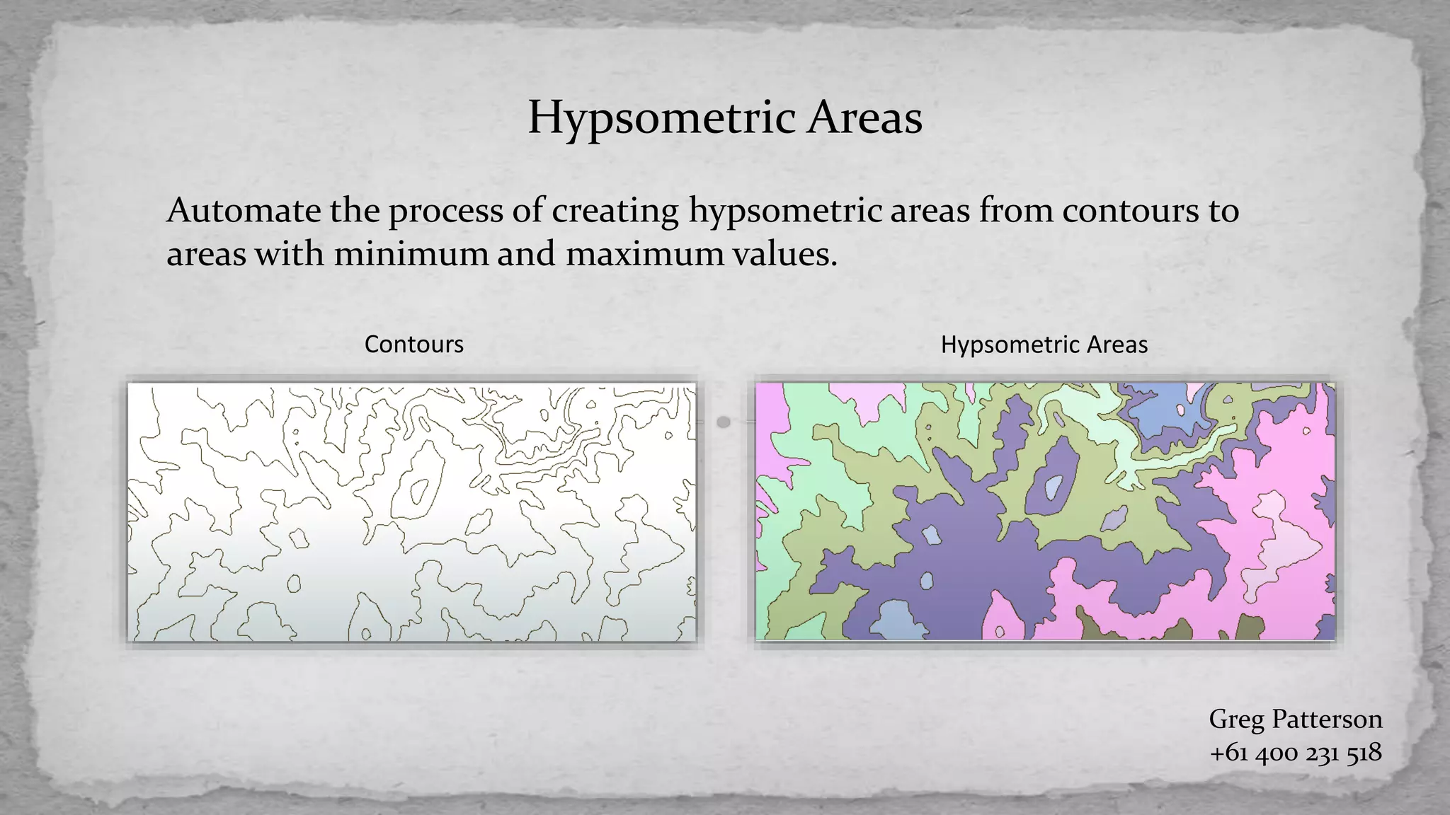 Hypsometric areas | PPTX