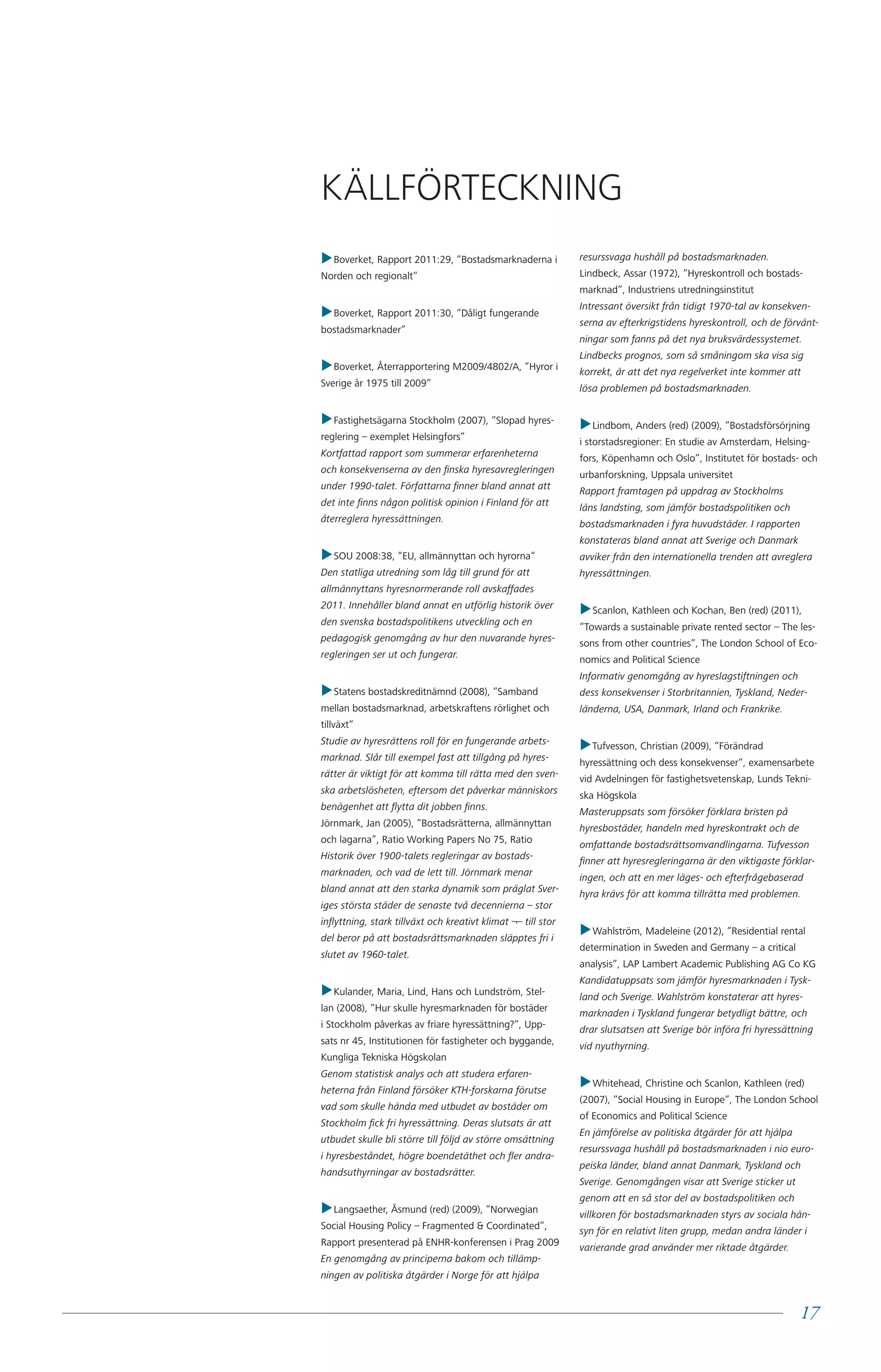 Bostadsmarknaden i Norden | PDF