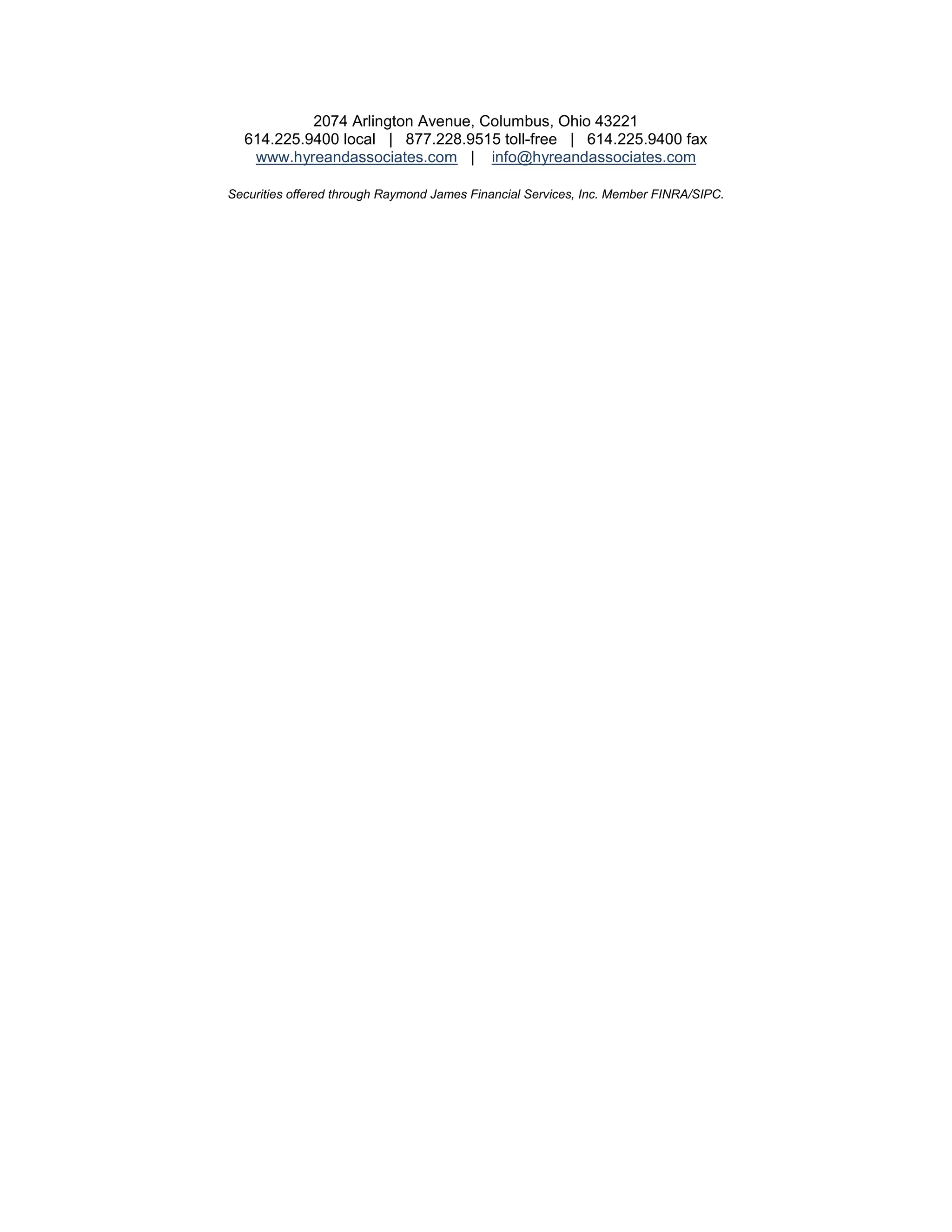 Hyre Weekly Commentary | PDF