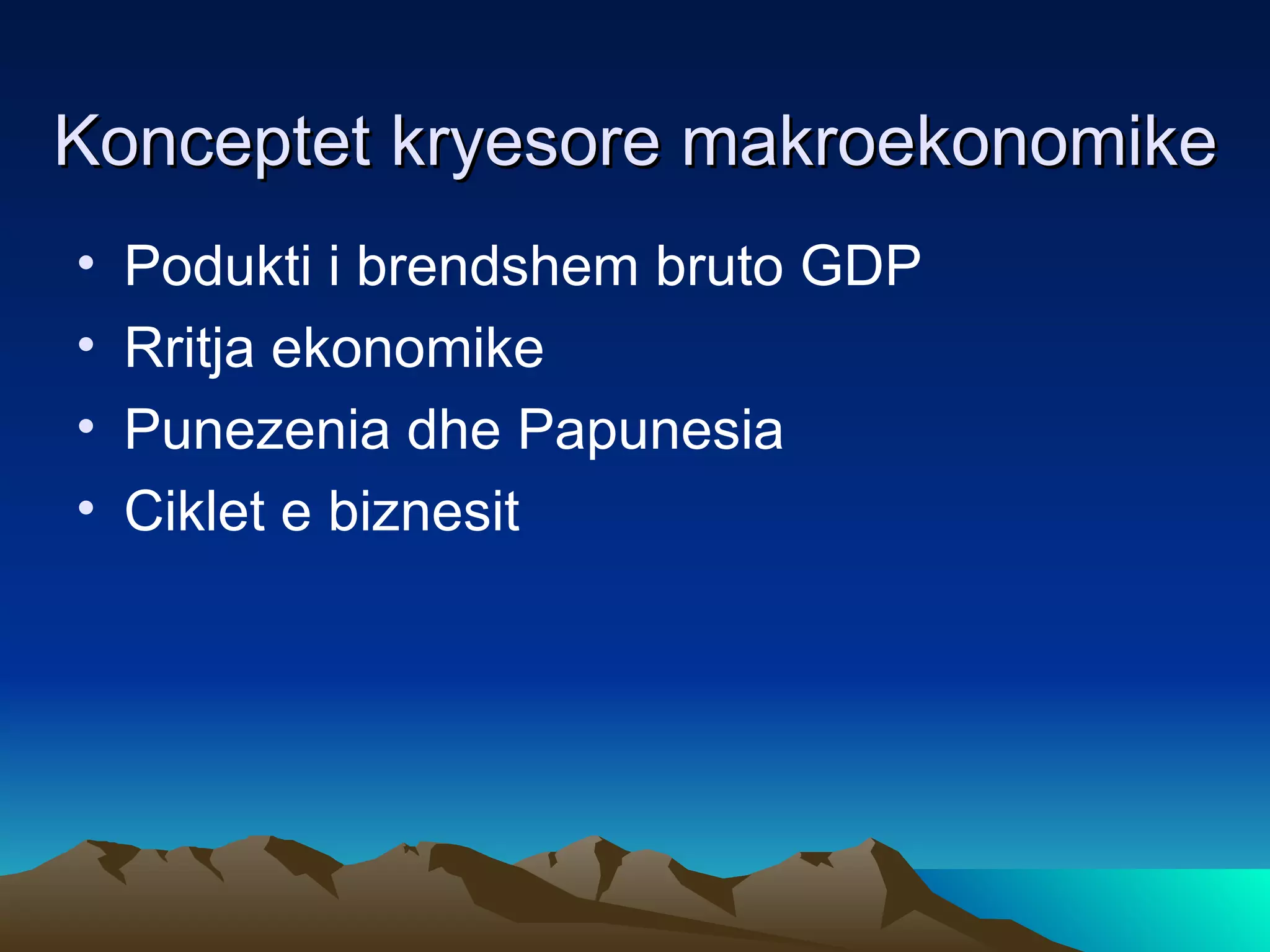 Hyrje ne Ekonomi 1 | PPT