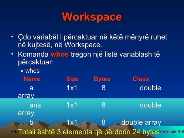 Hyrje ne matlab | PPT