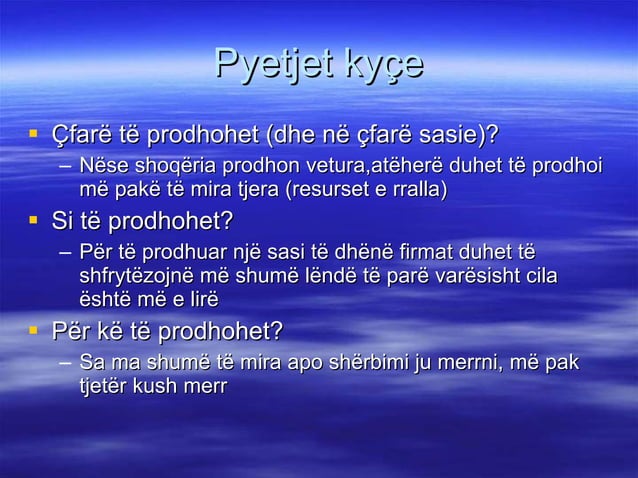 Hyrje Në Mikroekonomia | PPT