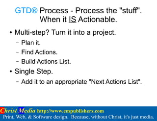 Using GTD® to hack the universe. | PDF