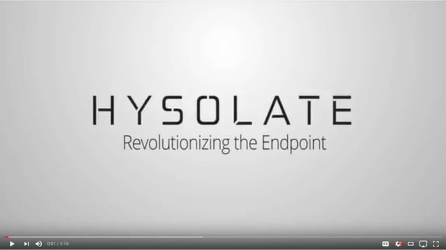 Hysolate Overview | PPTX