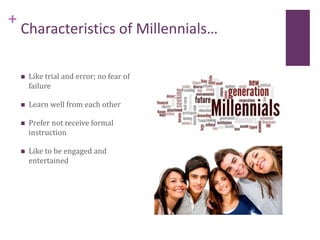 EDU642 Unit 1 IP The Millennials | PPTX