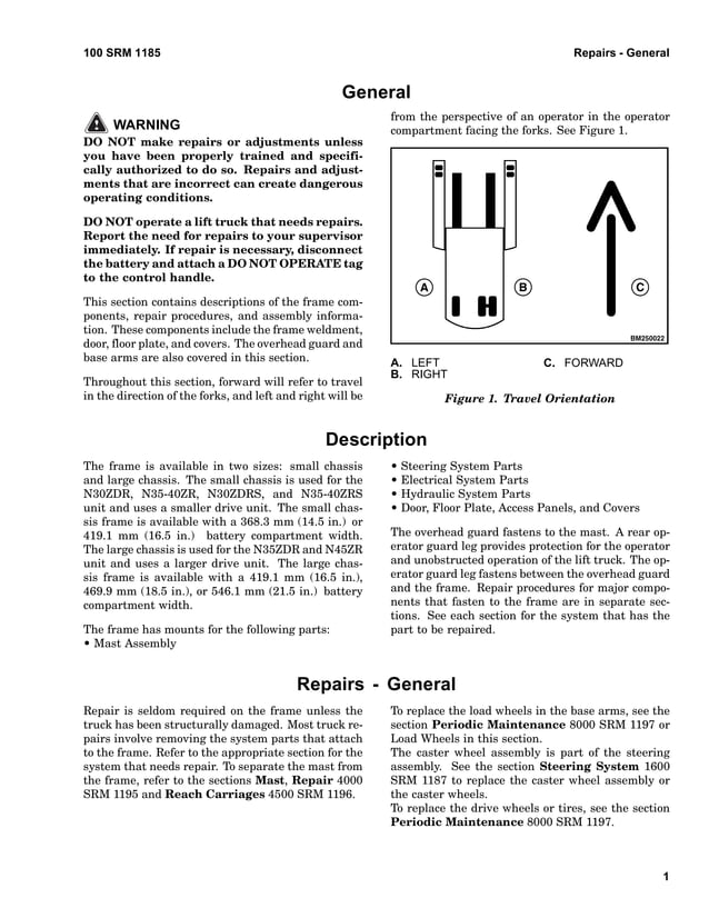 Hyster a265 (n30 zdrs) forklift service repair manual | PDF