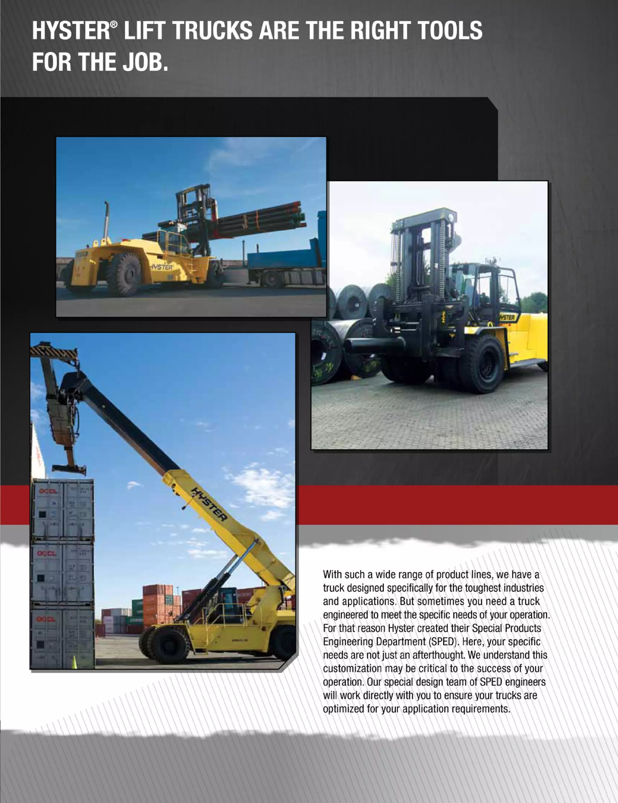 Hyster Big Trucks Brochure | PDF