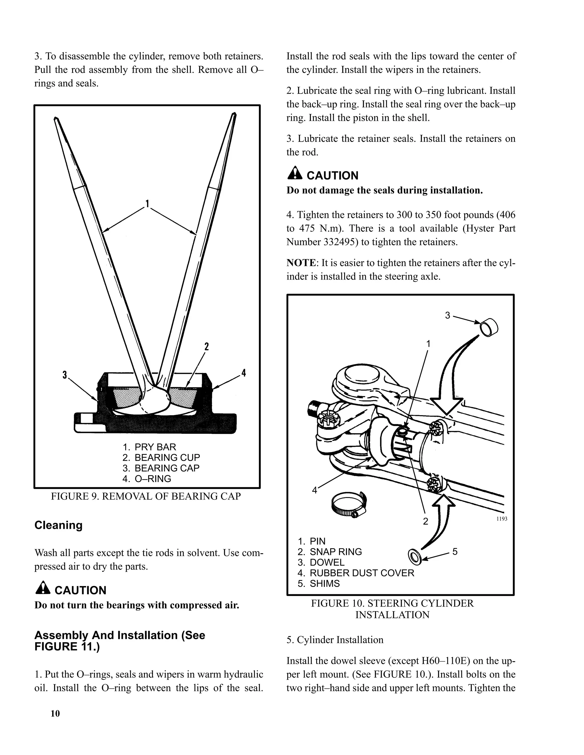 Hyster c004 (s100 e) forklift service repair manual | PDF