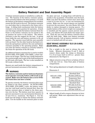 Hyster c098 (e5.50 xl europe) forklift service repair manual | PDF