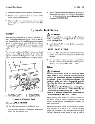 Hyster d098 (e100 z) forklift service repair manual | PDF