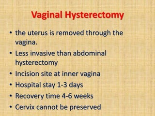 Hysterectomy | PPTX