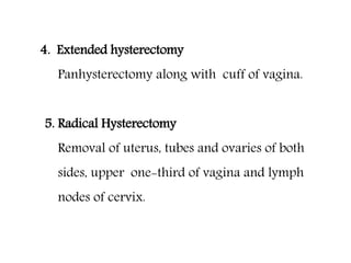 Hysterectomy | PPTX