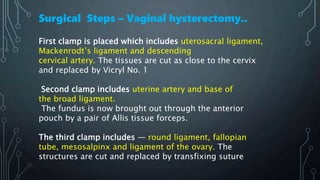 Hysterectomy simplified@ maran | PPTX