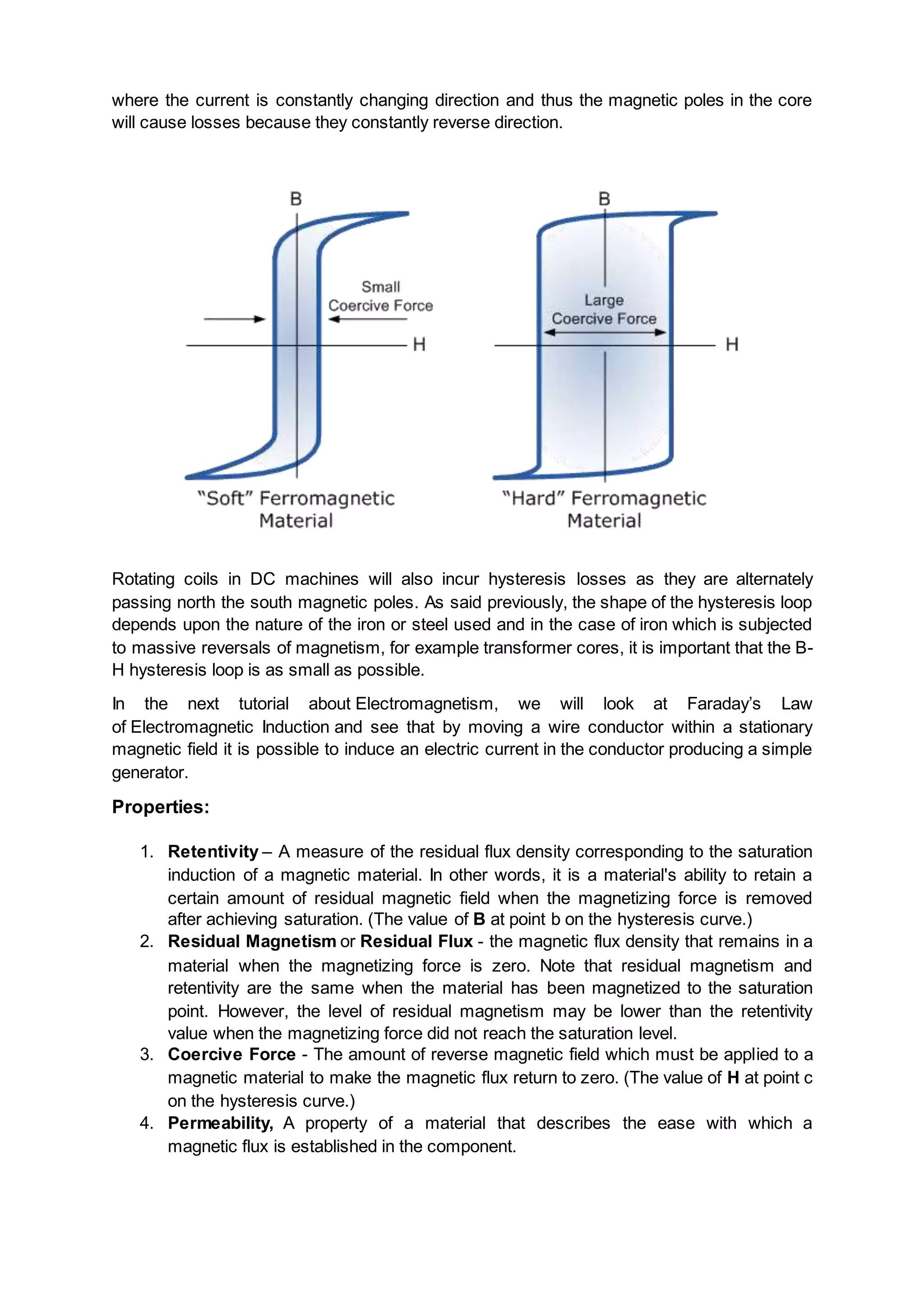 Hysteresis Loop | DOCX | Geology | Science