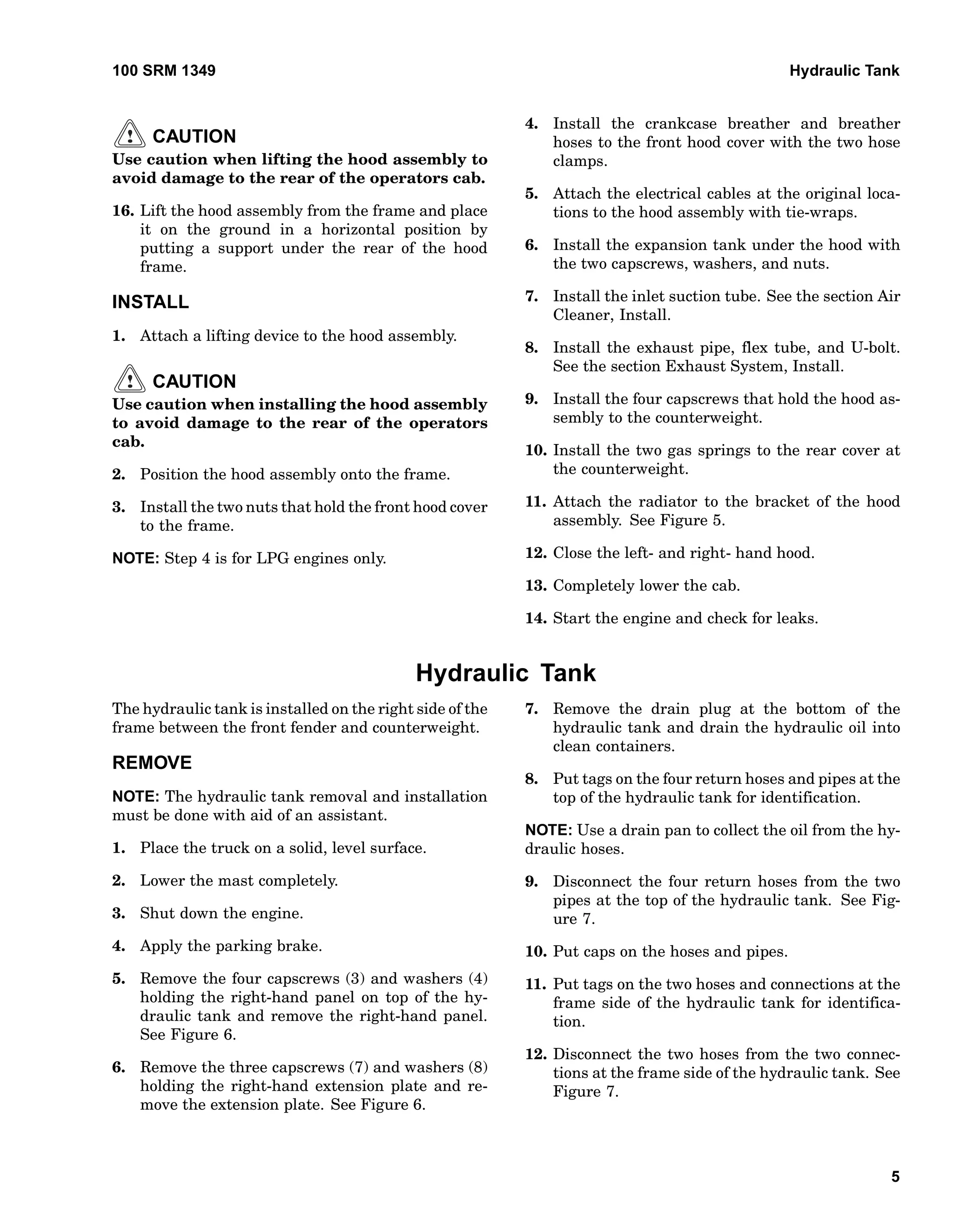 Hyster g007 (h210 hd) forklift service repair manual | PDF