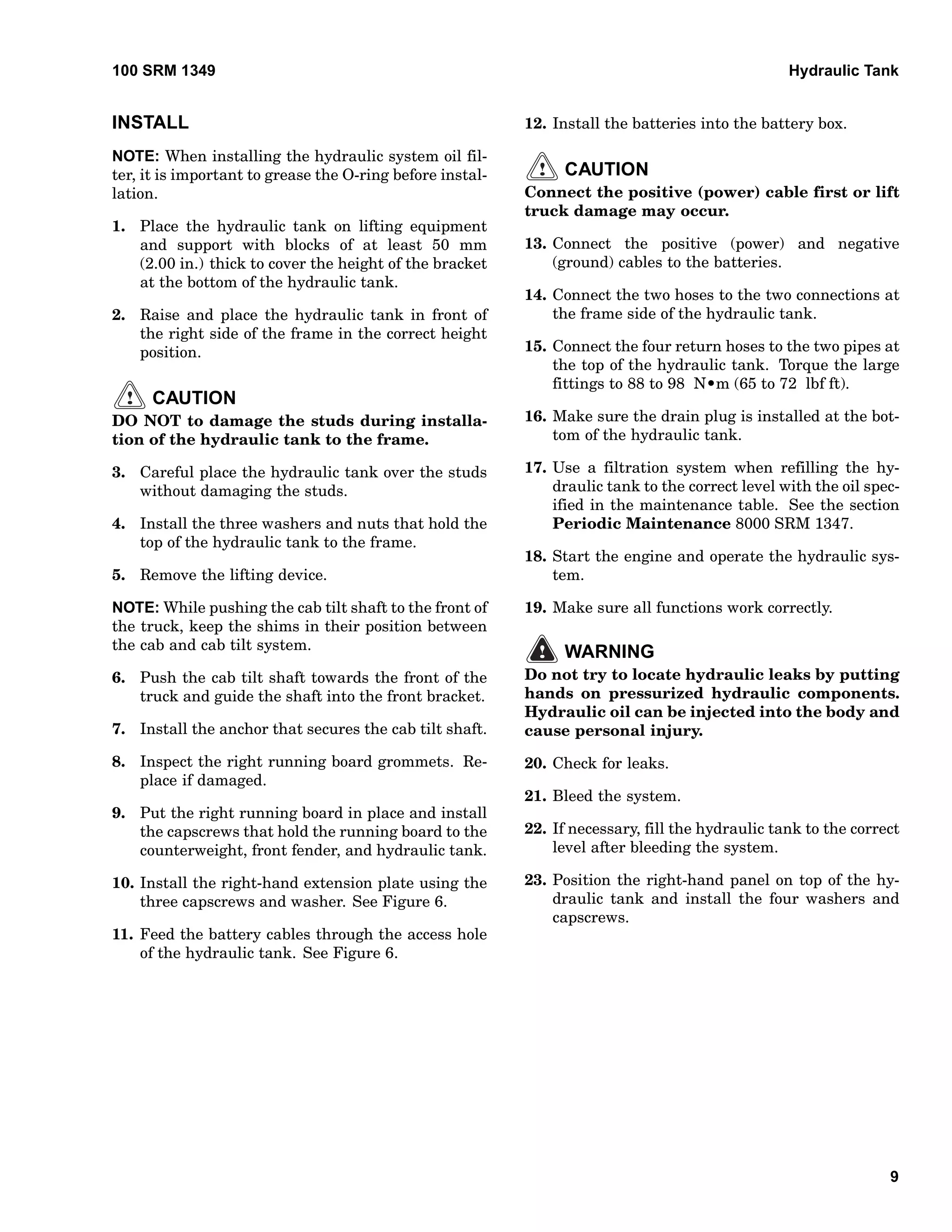 Hyster g007 (h210 hd) forklift service repair manual | PDF