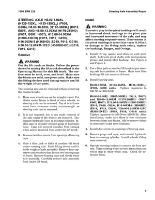 Hyster g019 (h360 hd) forklift service repair manual | PDF