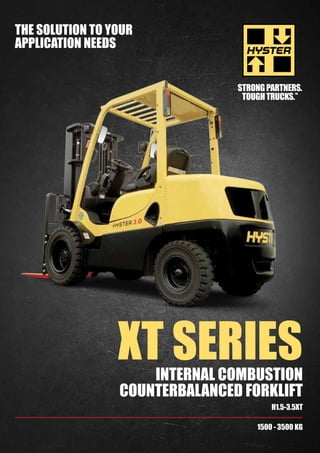 Hyster h1.5 xt h3.5xt