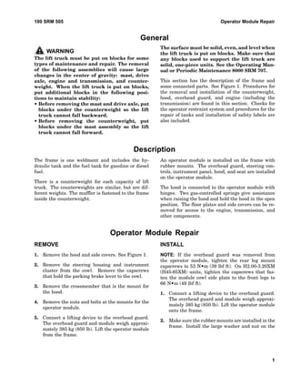 Hyster h45 xm (h177) forklift service repair manual | PDF | Off-Road ...