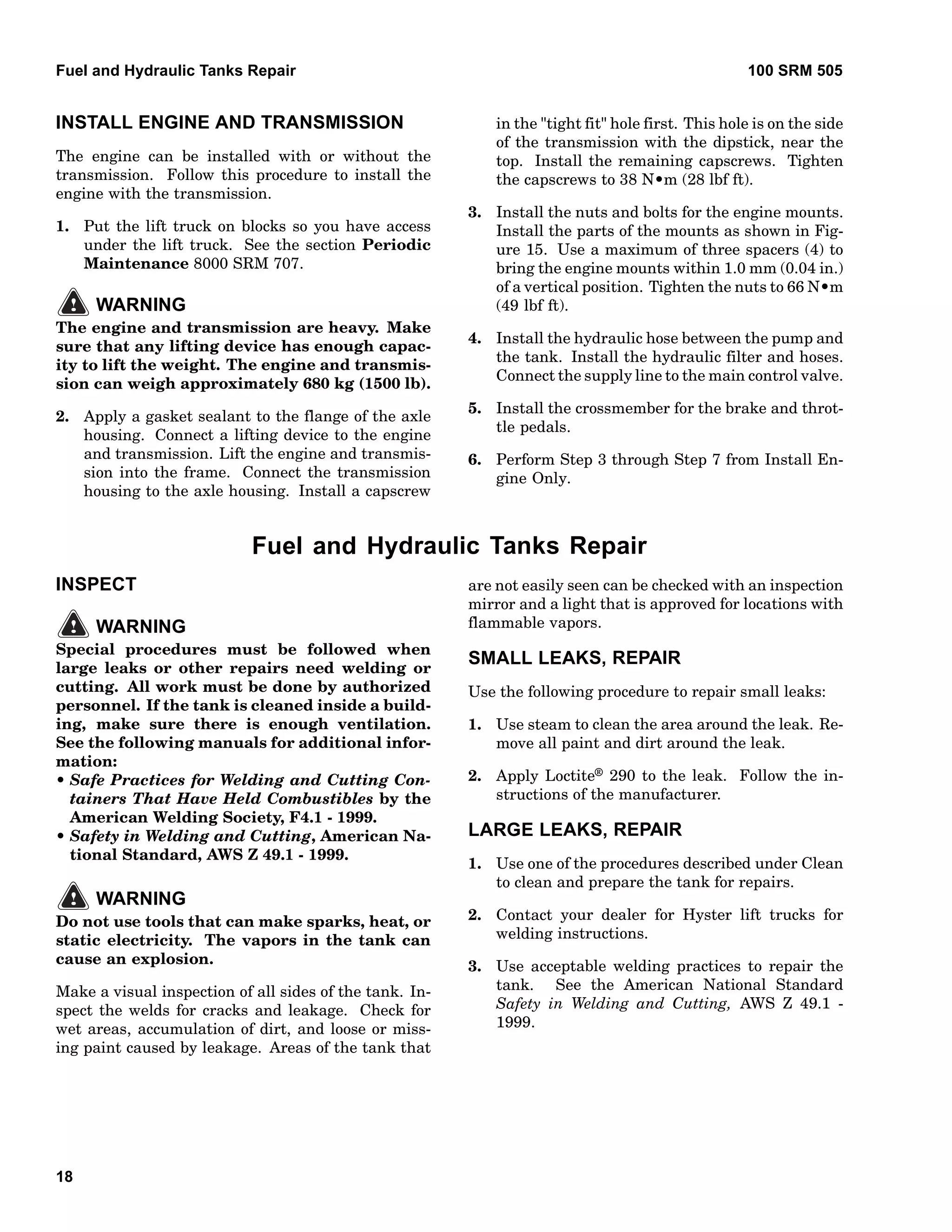 Hyster h60 xm (h177) forklift service repair manual | PDF