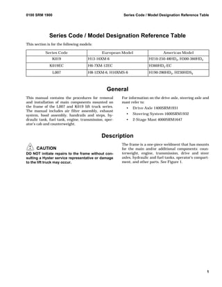 Hyster k019 (h300 hd2) forklift service repair manual | PDF