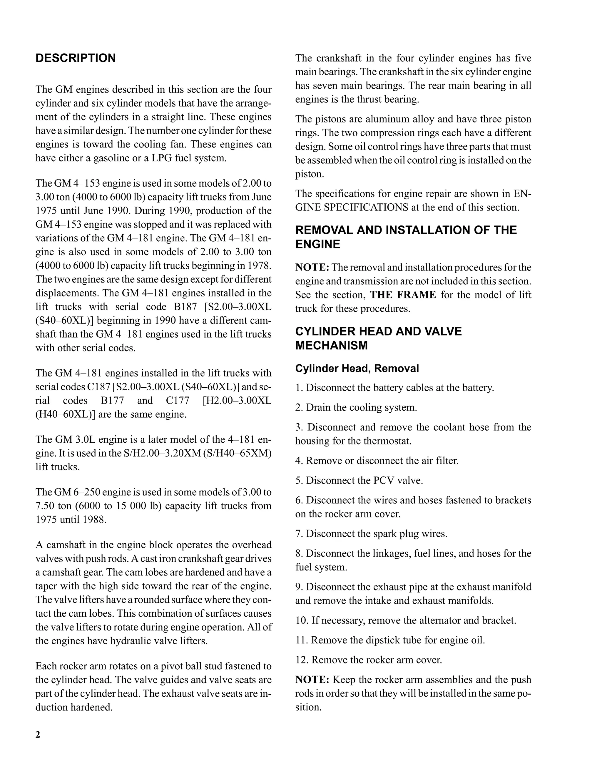 Hyster (k177) h50 xm forklift service repair manual | PDF