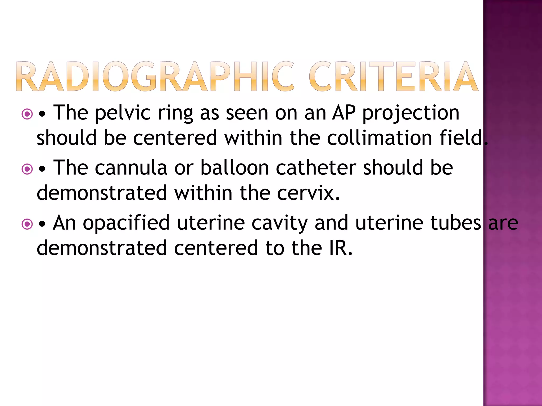 Hysterosalpingography | PPTX
