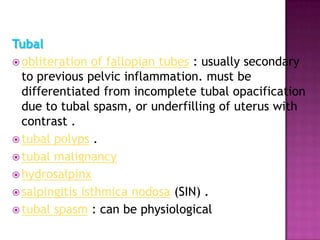 Hysterosalpingography | PPTX