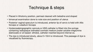 Hysterosalpingography; therapeutic and diagnostic approach | PDF