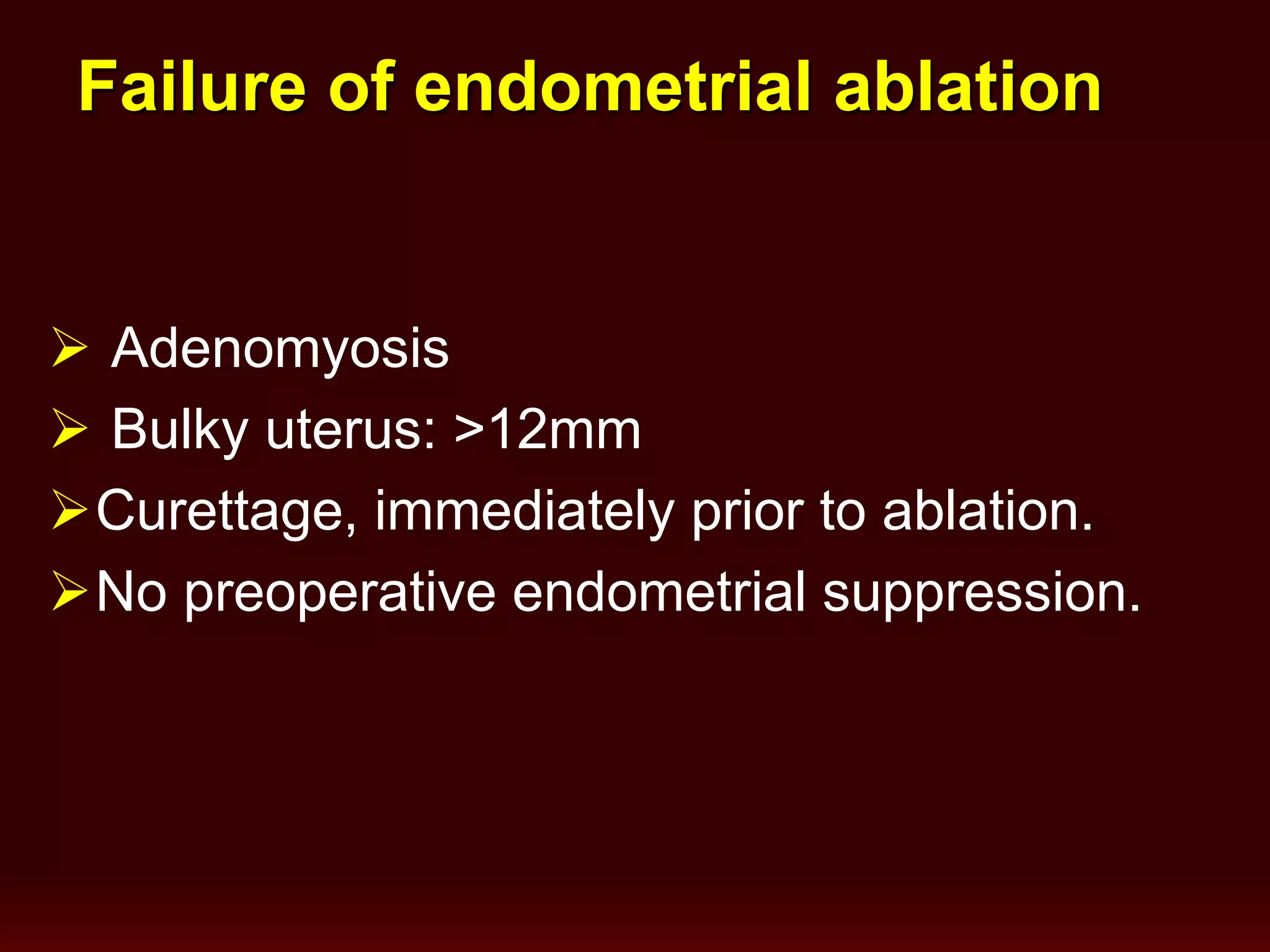 Hysteroscopic endometial resection | PDF