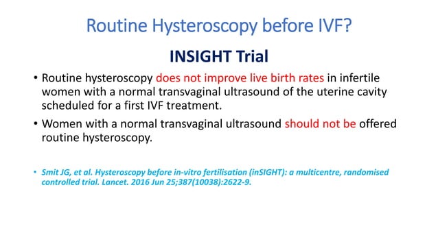 Indications of Hysteroscopy | PPTX