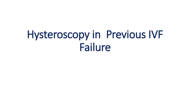 Indications of Hysteroscopy | PPTX