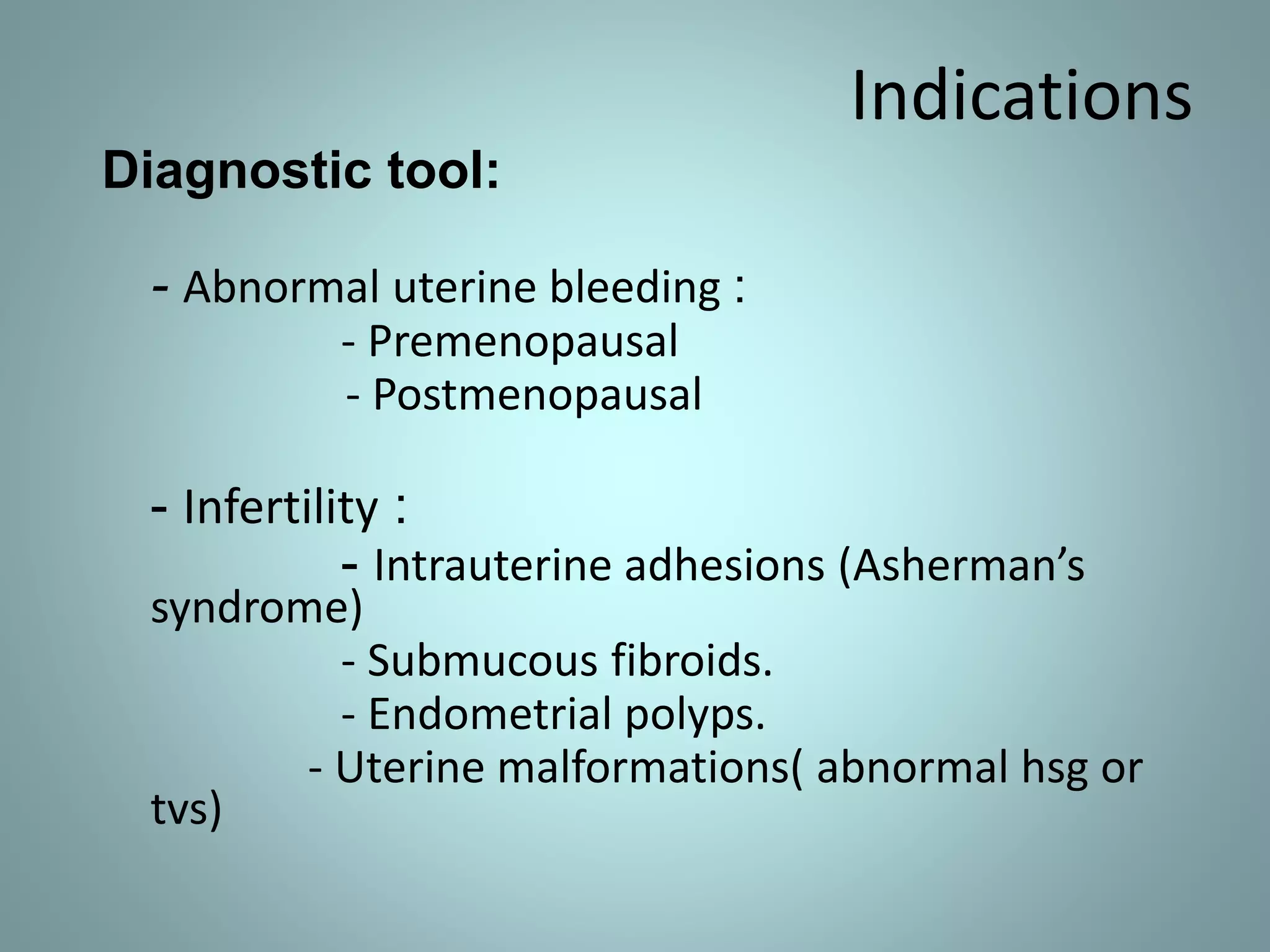 Hysteroscopy | PPTX