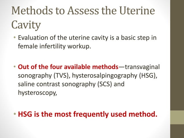 Hysteroscopy and infertility | PPTX | Infertility | Reproductive Health