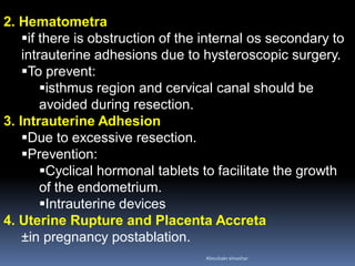 Complications of hysteroscopy | PPT