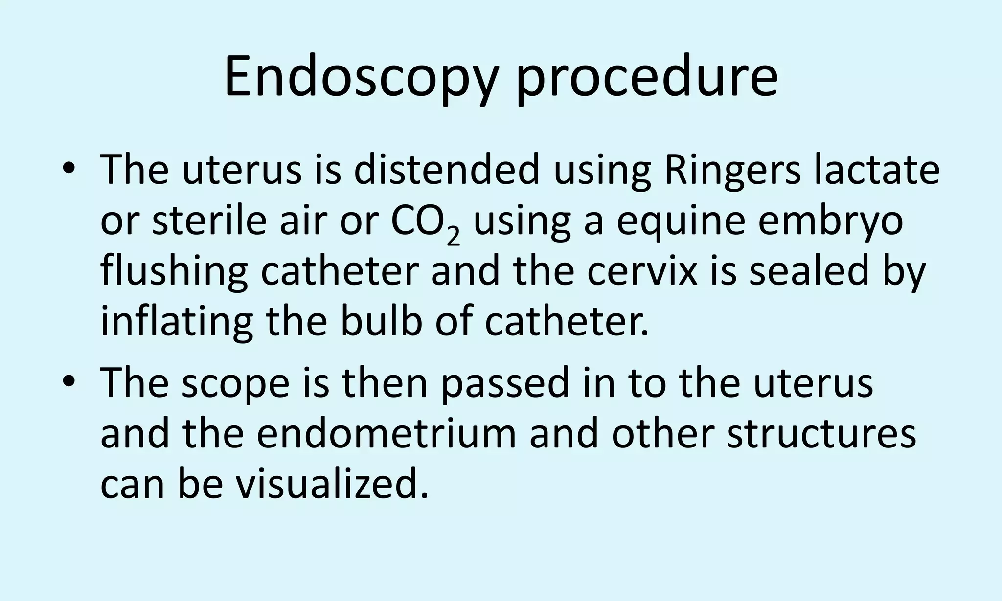 Hysteroscopy in large domestic animals | PDF