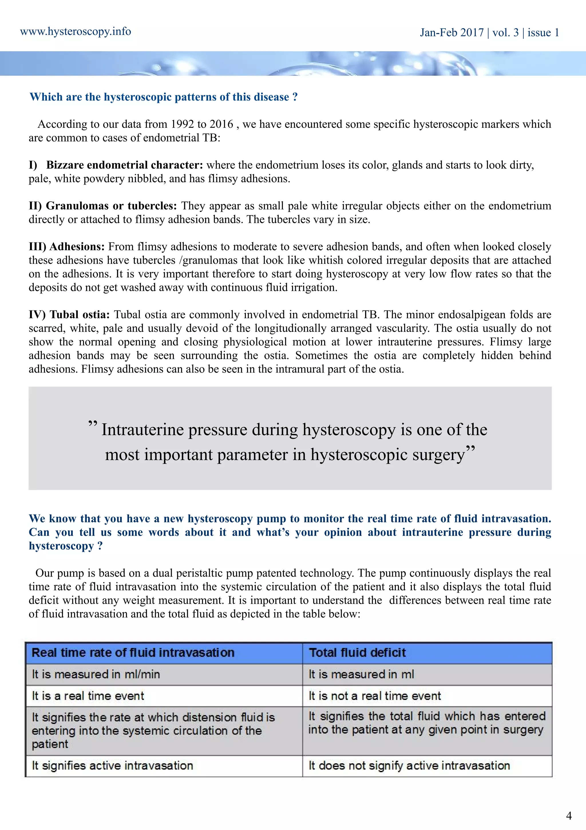Hysteroscopy newsletter vol 3 issue 1 english | PDF
