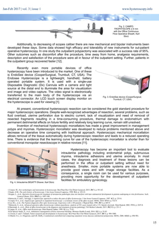 Hysteroscopy newsletter vol 3 issue 1 english | PDF