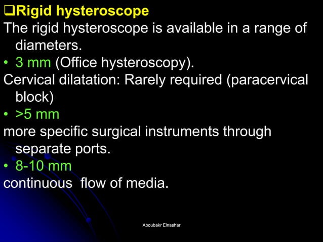 Hysteroscopy overview | PPT