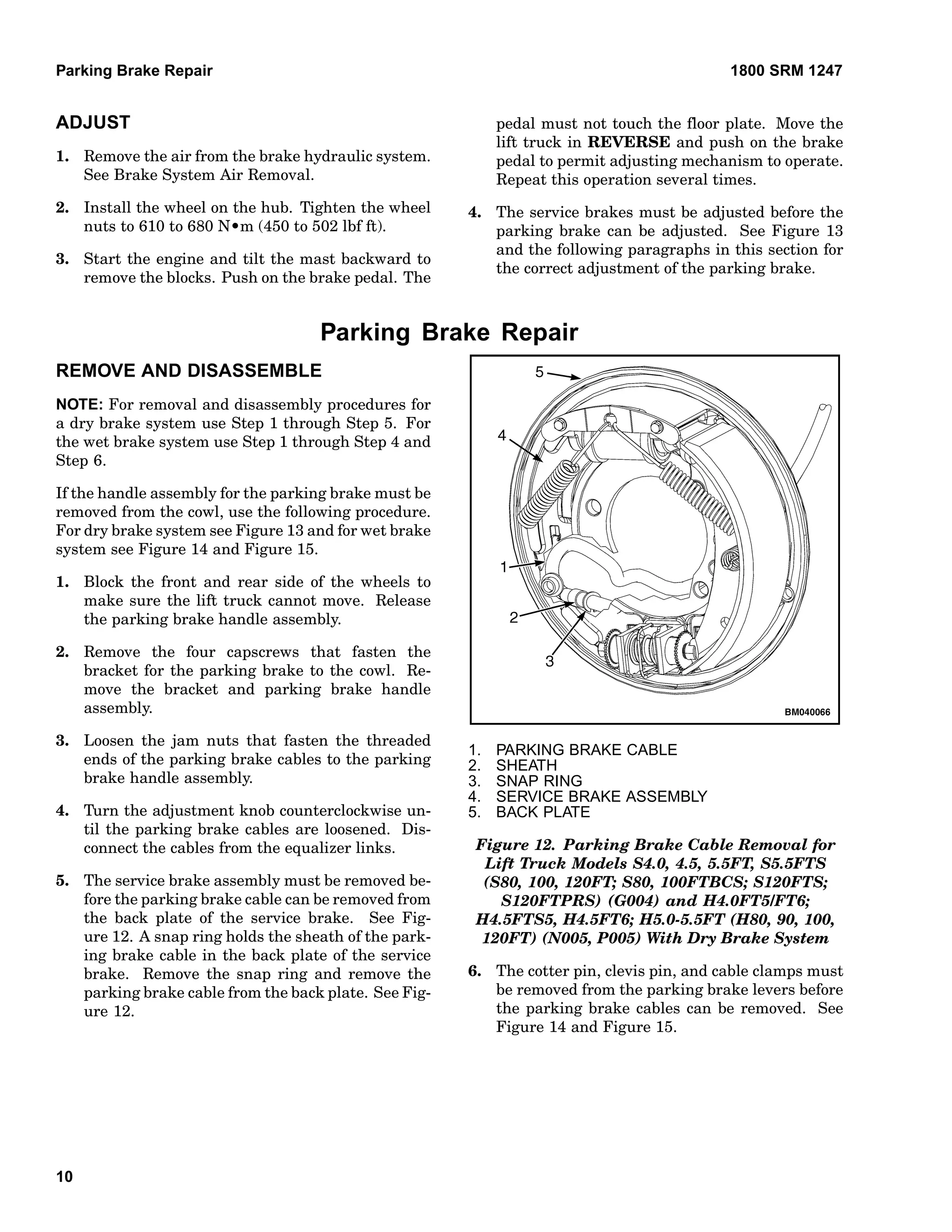 Hyster (p005) h100 ft forklift service repair manual | PDF
