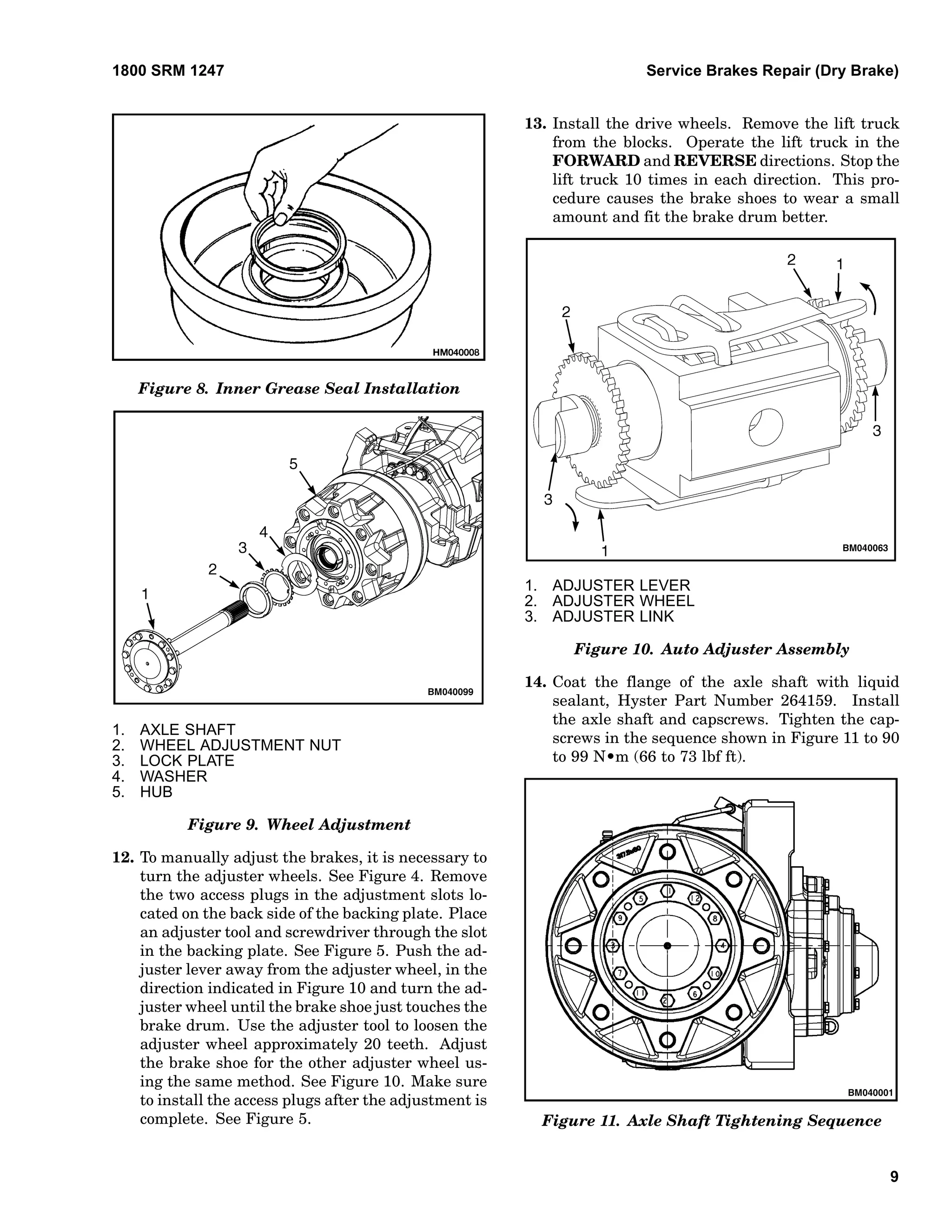 Hyster (p005) h90 ft forklift service repair manual | PDF