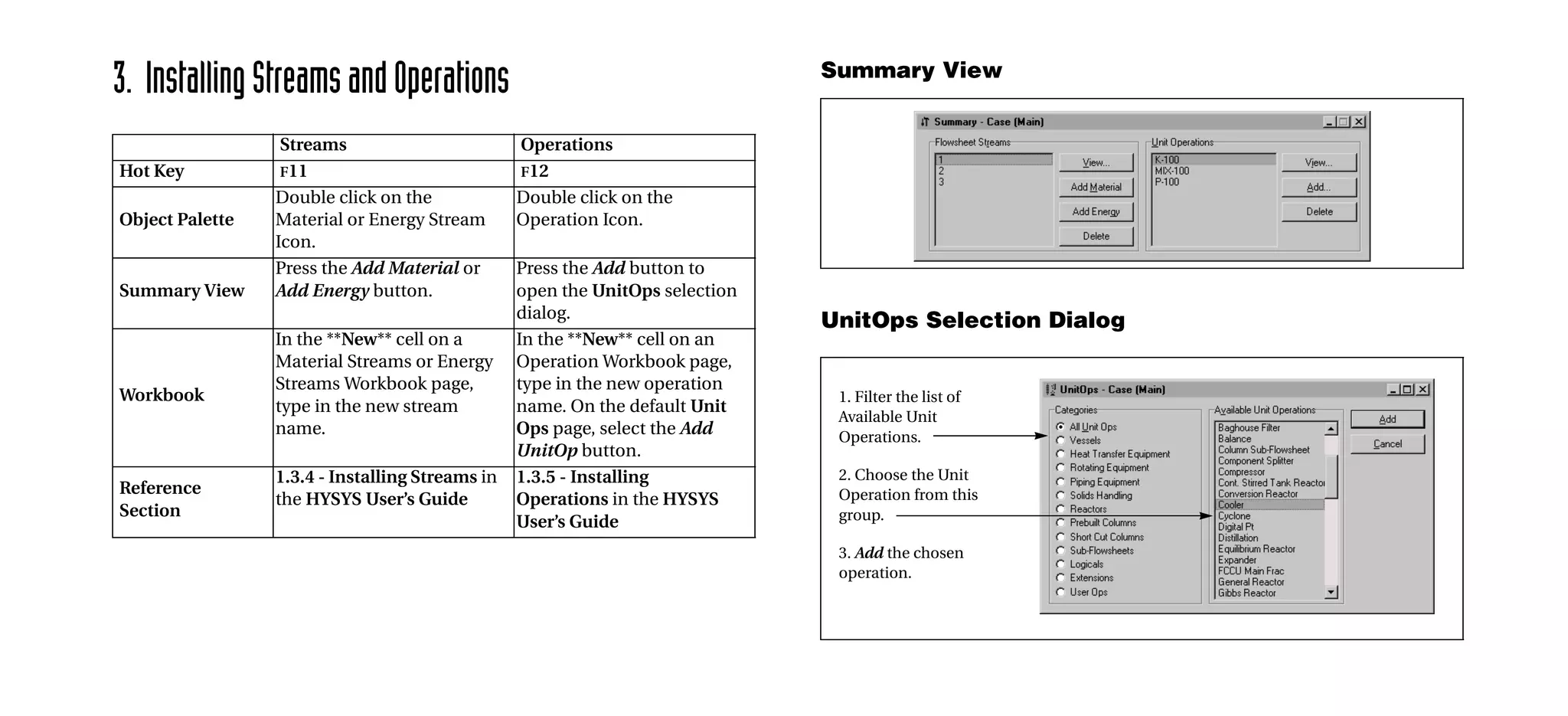 Hysys hot keys | PDF