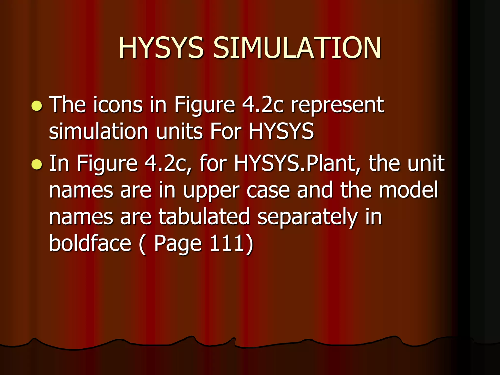 Hysys simulation | PDF