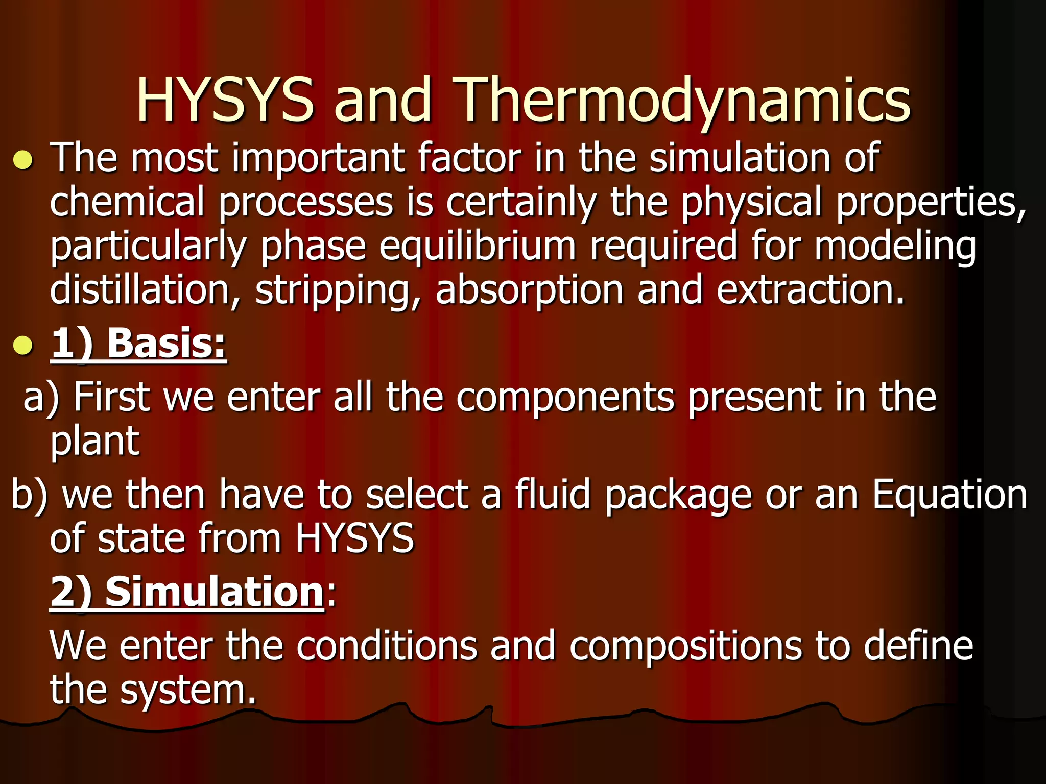 Hysys simulation | PDF | Physics | Science