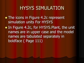 Hysys simulation | PDF