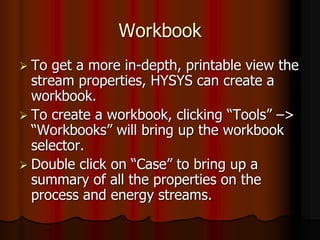 Hysys simulation | PDF