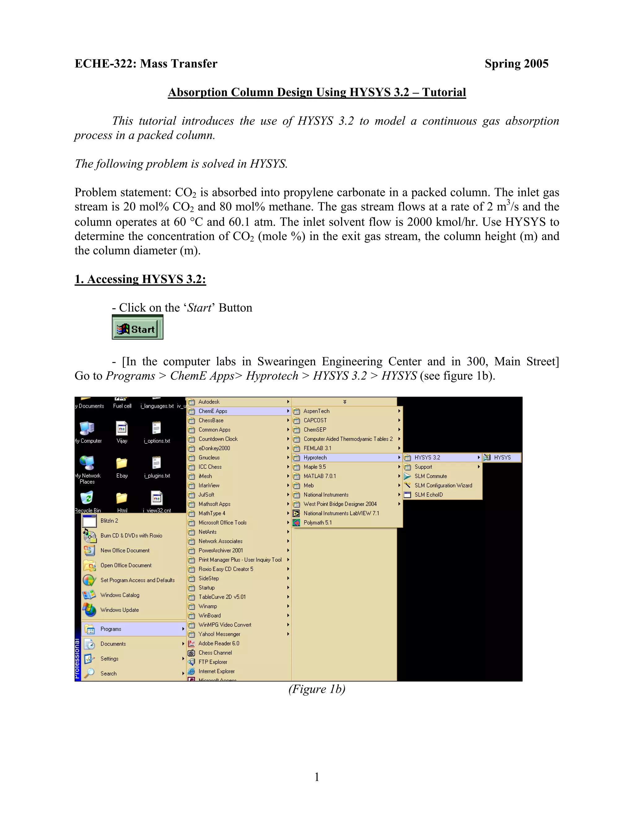 Hysys tutorial | PDF
