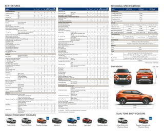 Hyundai Creta 2019 Brochure covering all the sailent features | PDF