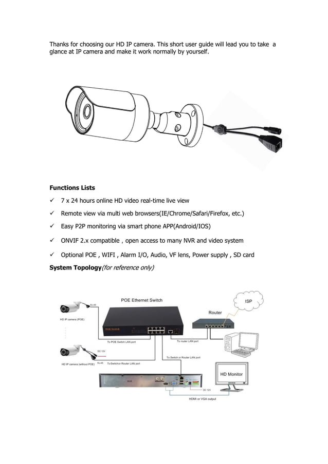 Hyundai ip camera_user_guide_zn | PDF | Computer Networking | Computing
